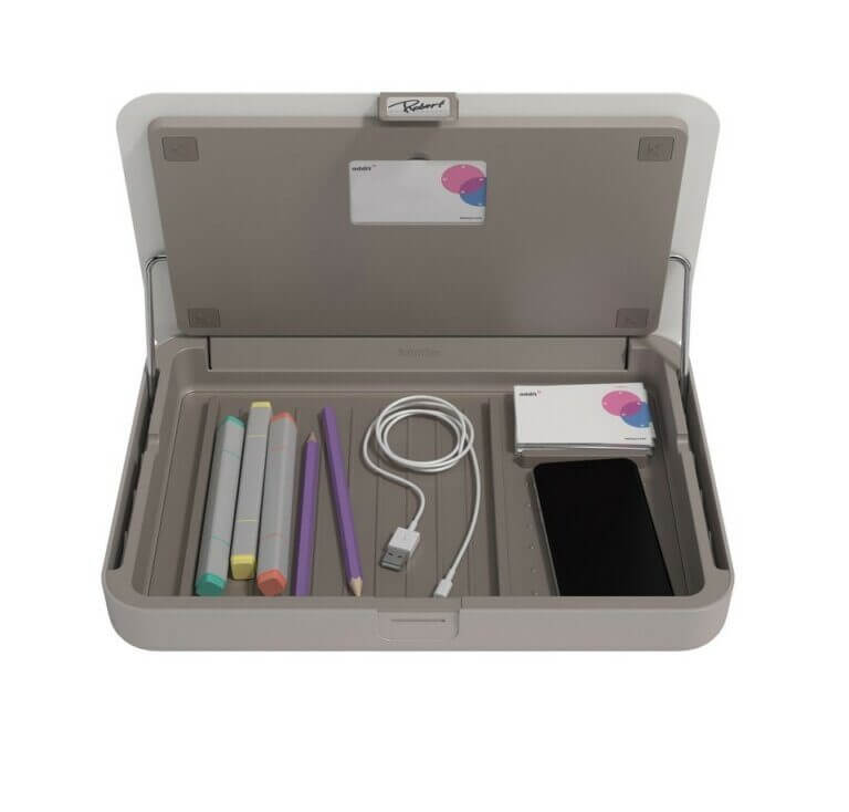ADD IT est une box de rangement nomade pour le flex office