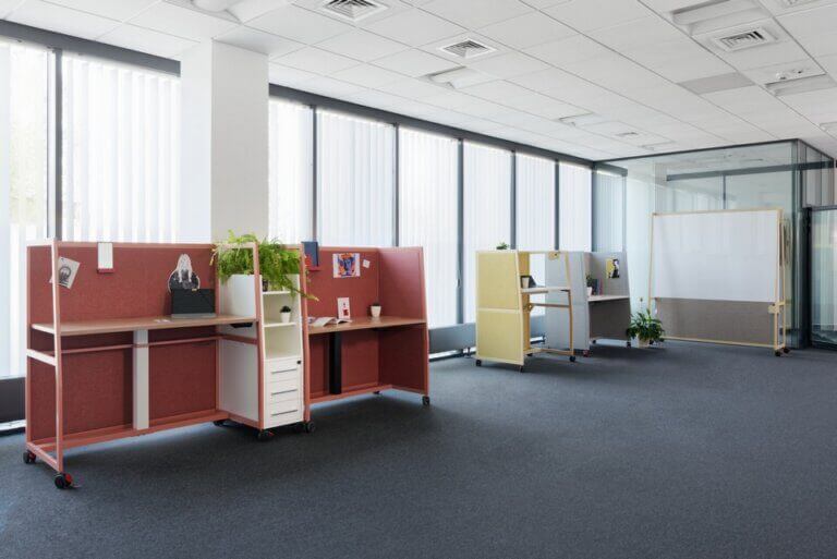 MOB est un concept de bureau modulable pour le travail agile