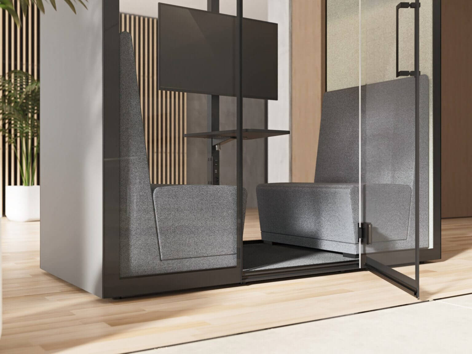 Meeting box design et acoustique pour organiser des réunions