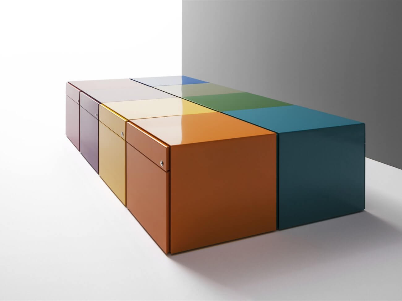 Caisson de rangement de bureau métallique design