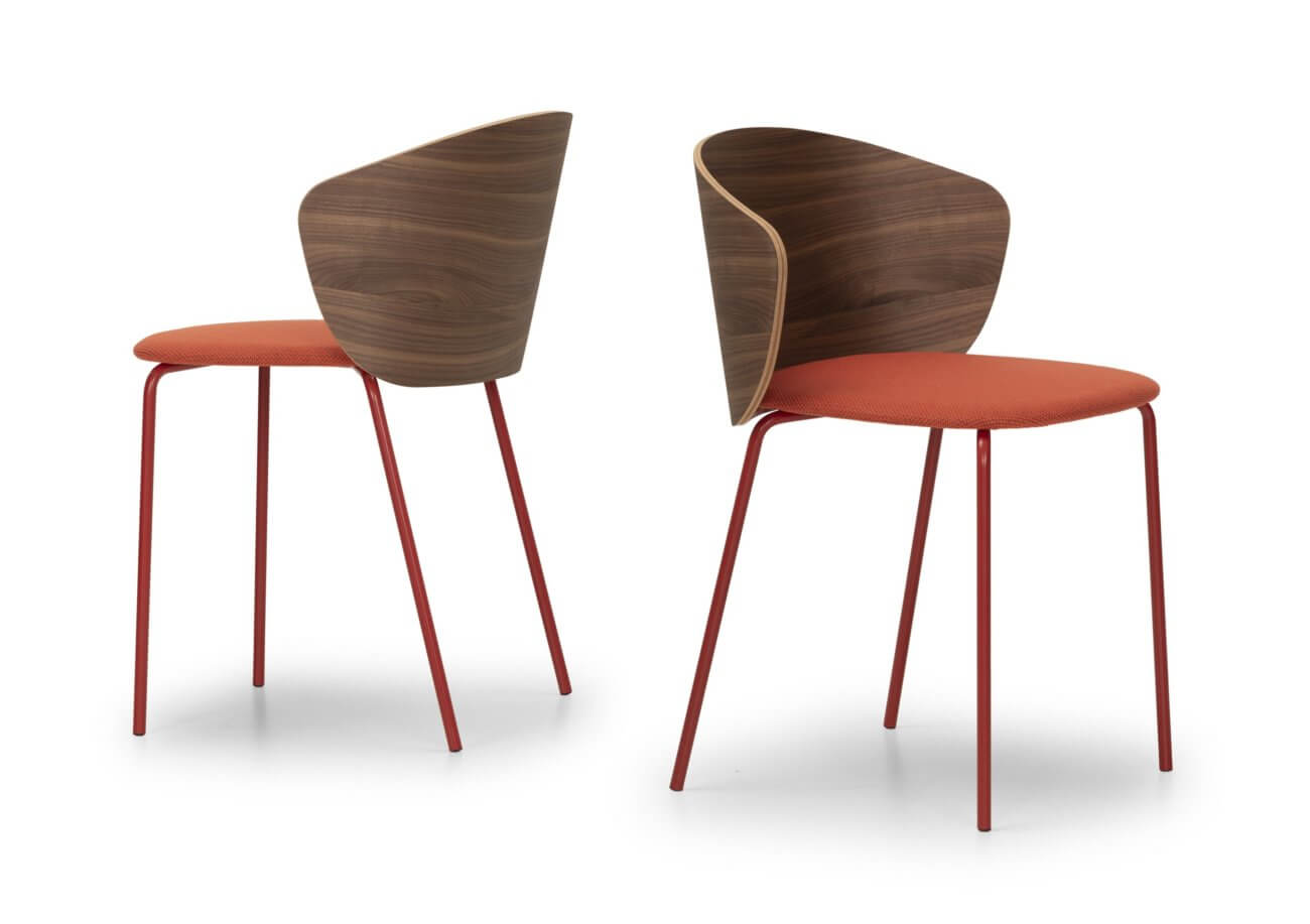 Chaise Design Notwood Avec Coque En Bois Multiplis