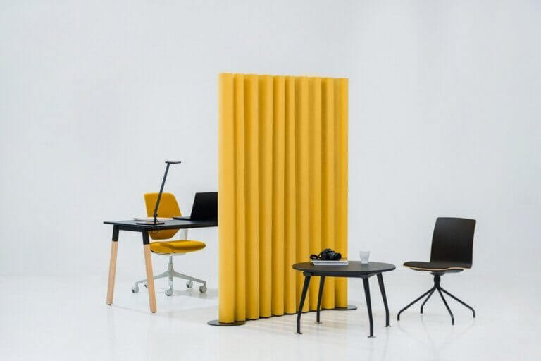 Cloison acoustique design et modulable hauteur 2 mètres