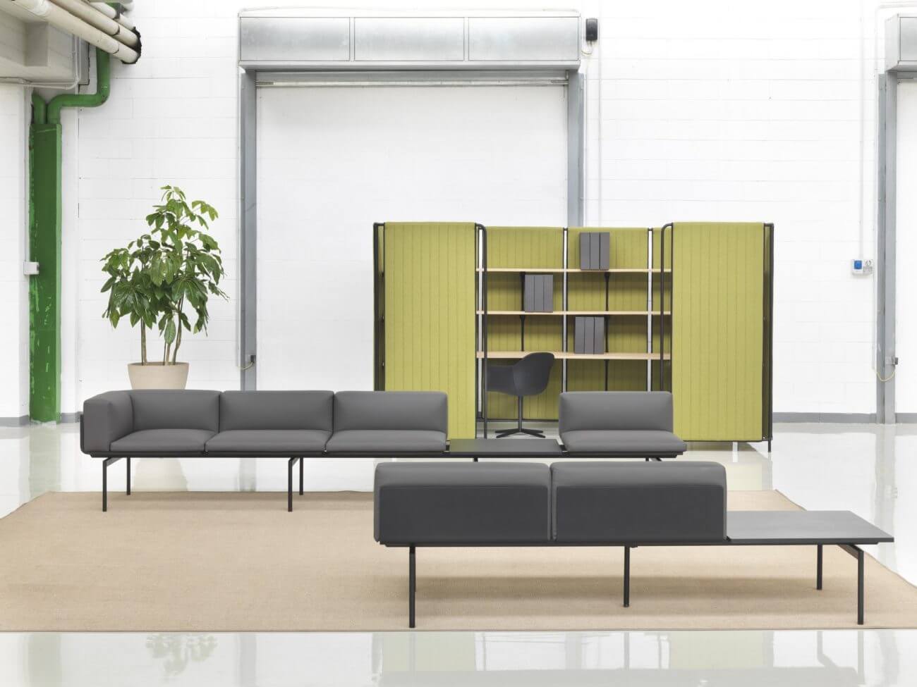 Bureau acoustique mobile PARAVENT pour les open spaces modulables.