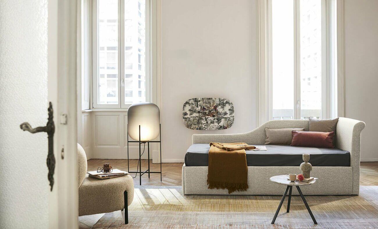 Canapé lit design LORCA pour l'hôtellerie haut de gamme