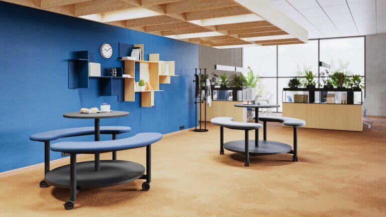 PICNIX est un banc design pour aménager des lieux collaboratifs