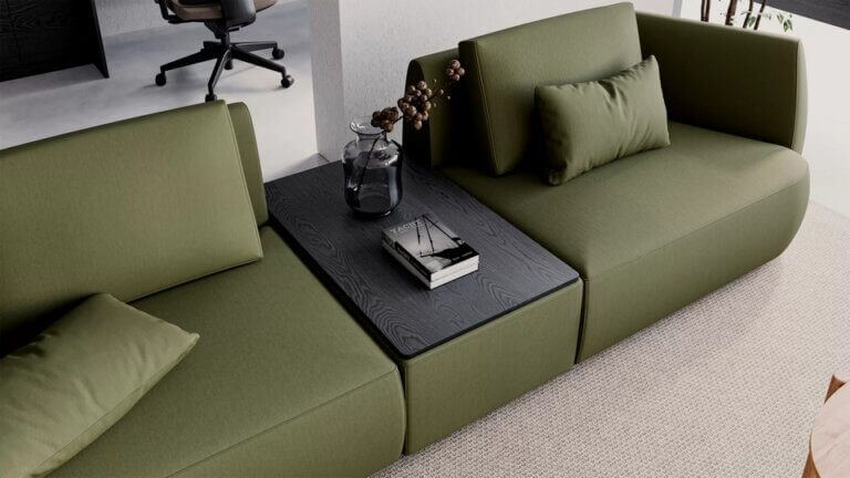 Canapé design et modulable pour aménager les espaces lounge