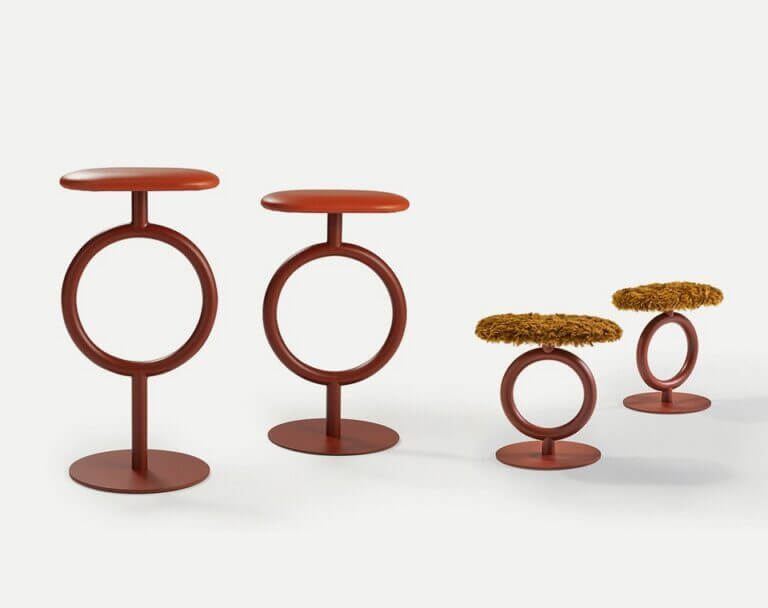 Tabouret de bar haut de gamme au design moderne et unique