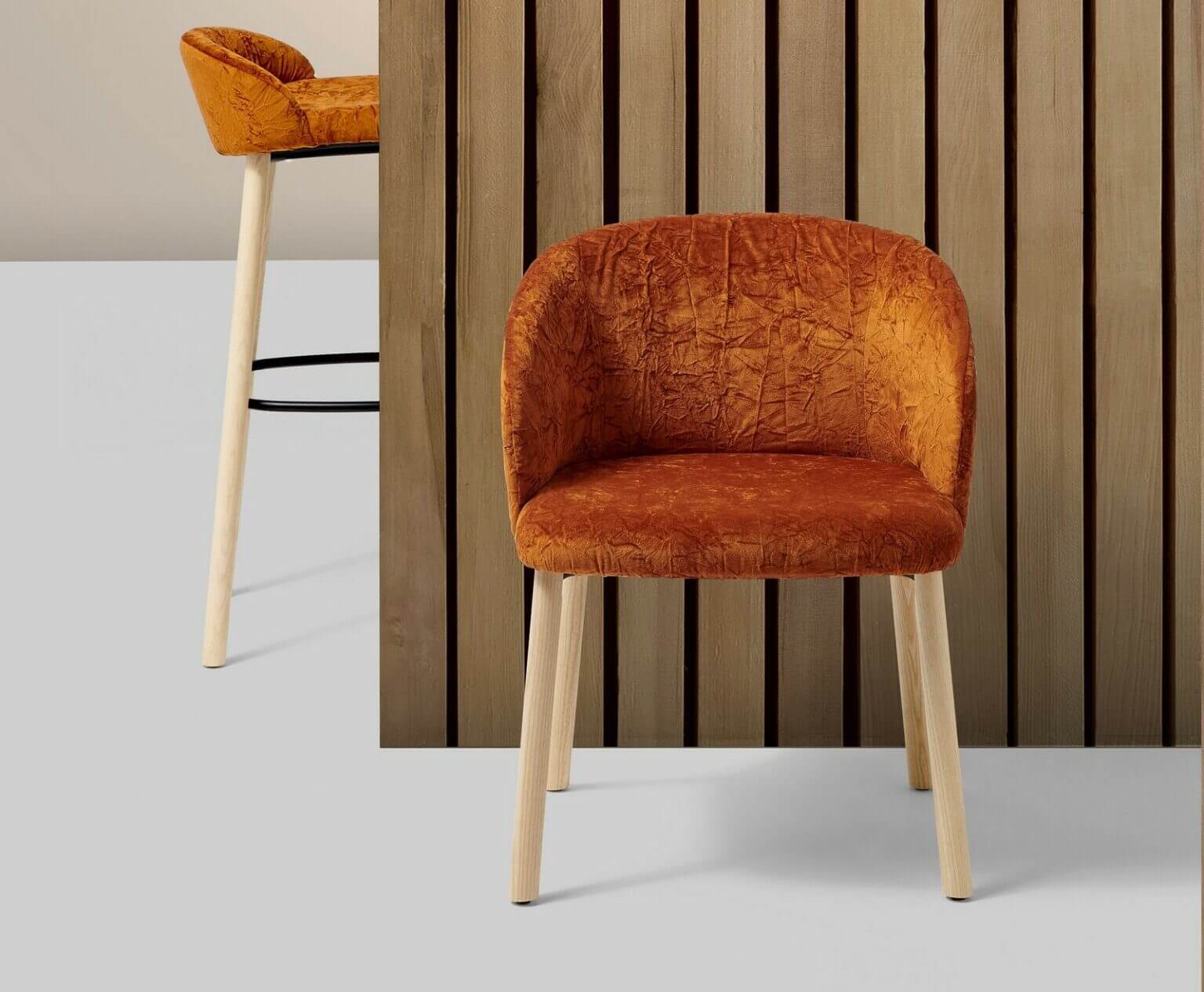Tabouret haut et design LOFTY pour les professionnels.